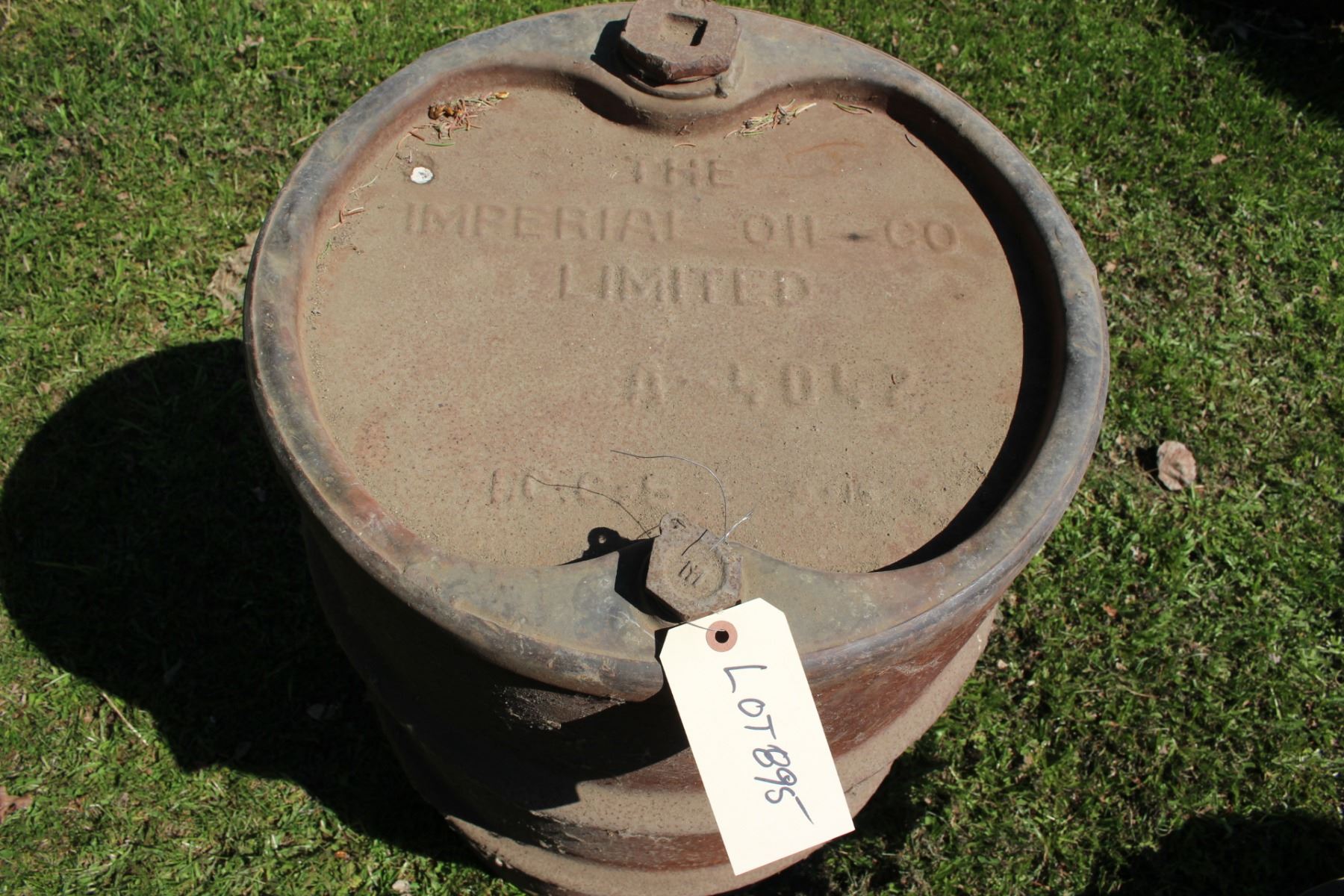 Antique Imperial Oil Barrel