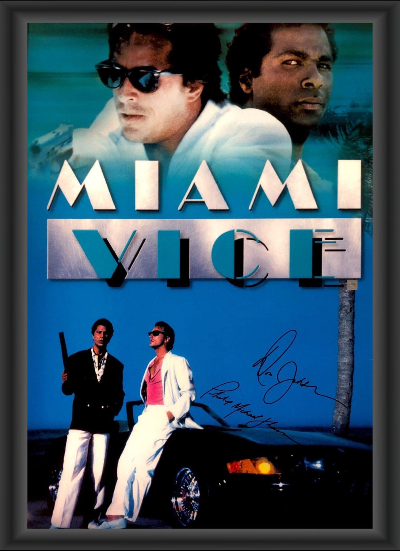 Signed Miami Vice Movie Poster