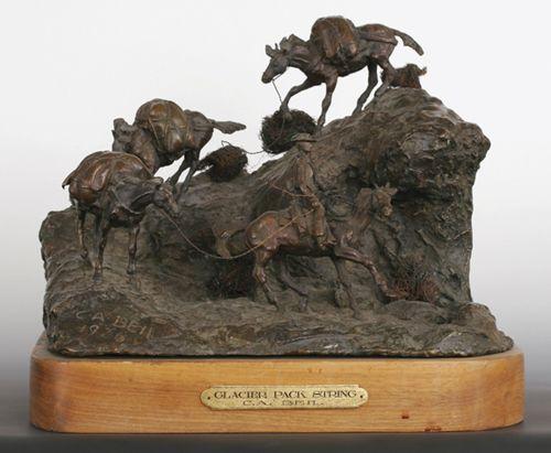 Charles A. Charlie” Beil. Bronze Sculpt