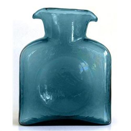 Blenko Blue Glass Double Spout Water Bottle #859622