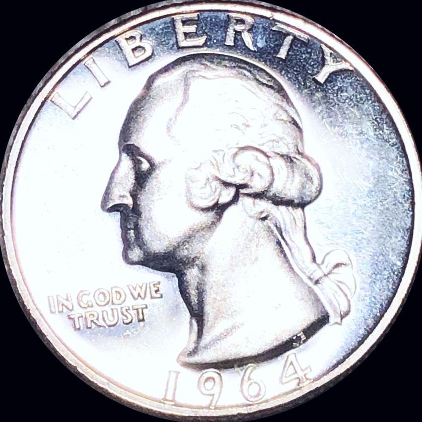1964 Washington Silver Quarter PROOF UNCIRCULATED