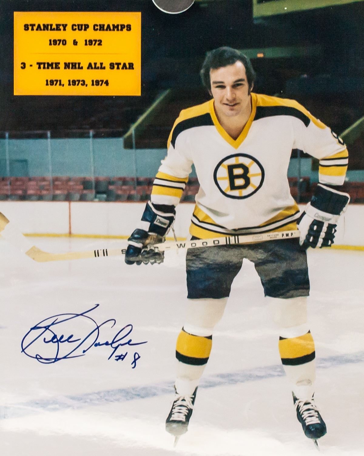 Ken Hodge Sr. 1944- Canadian Autographed Photo COA