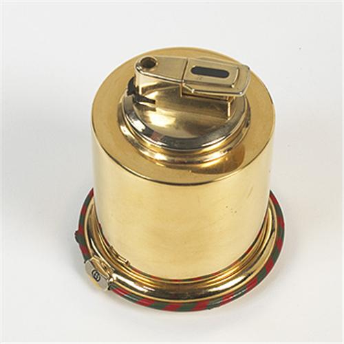 Gucci lighter Italy c. 1975 gold plate,