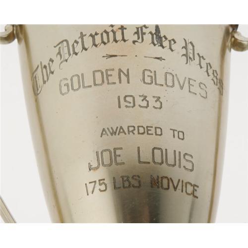 1933 Joe Louis Golden Gloves Trophy