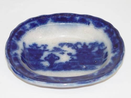 7 FLOW BLUE TEMPLE PATTERN OPEN VEGETA