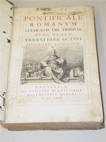 Pontificale Romanum Clementis VIII Prim