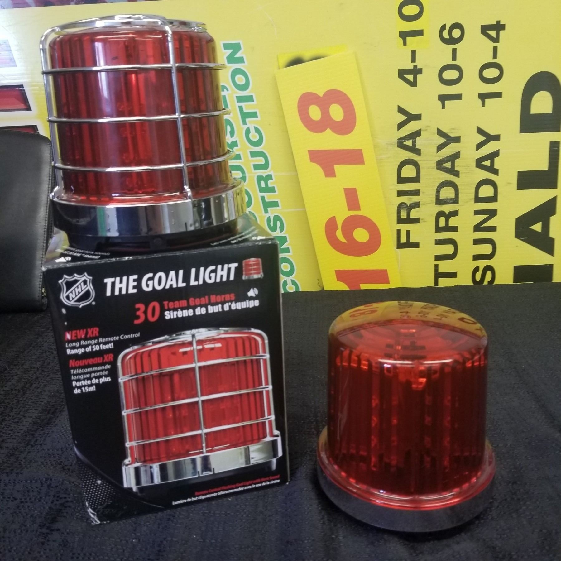 The Goal Light - 30 Team Goal Horns NHL Product x 2