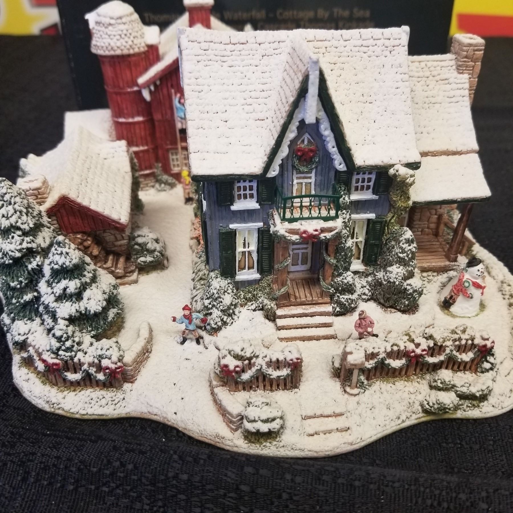 Thomas Kinkade Waterfall-- Cottage by the Sea