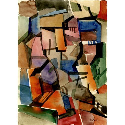 ALEXANDRA EXTER (Russian 1884-1949)Abstract Comp ALEXANDRA EXTER ...