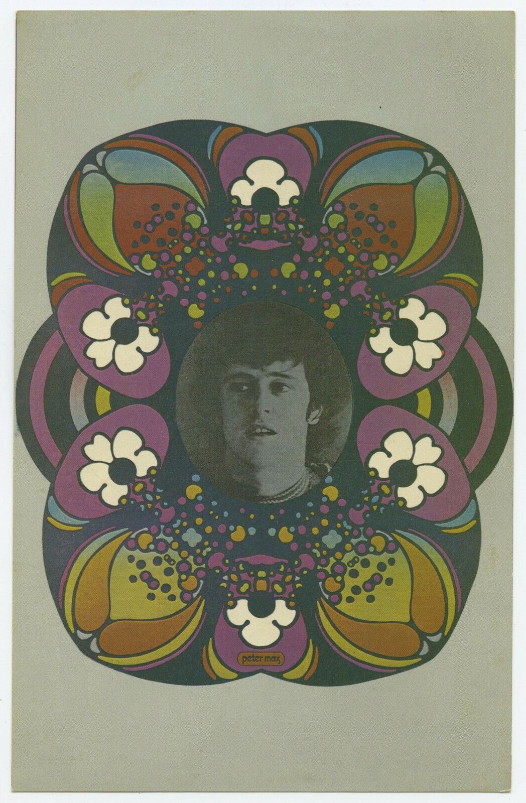 Original 1967 PETER MAX Postcard - DONOVAN Poster