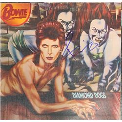 Signed David Bowie , Diamond Dogs Album Cover