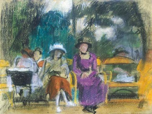 István Farkas (1887-1944) - In the park