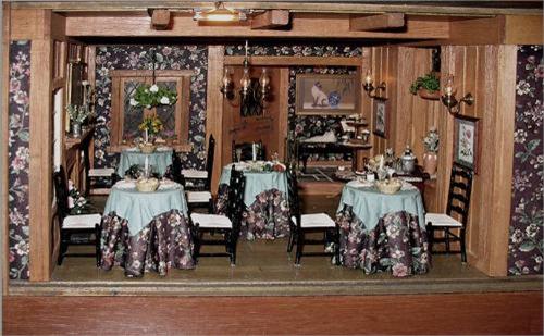Diorama - Restaurant interior; electrif