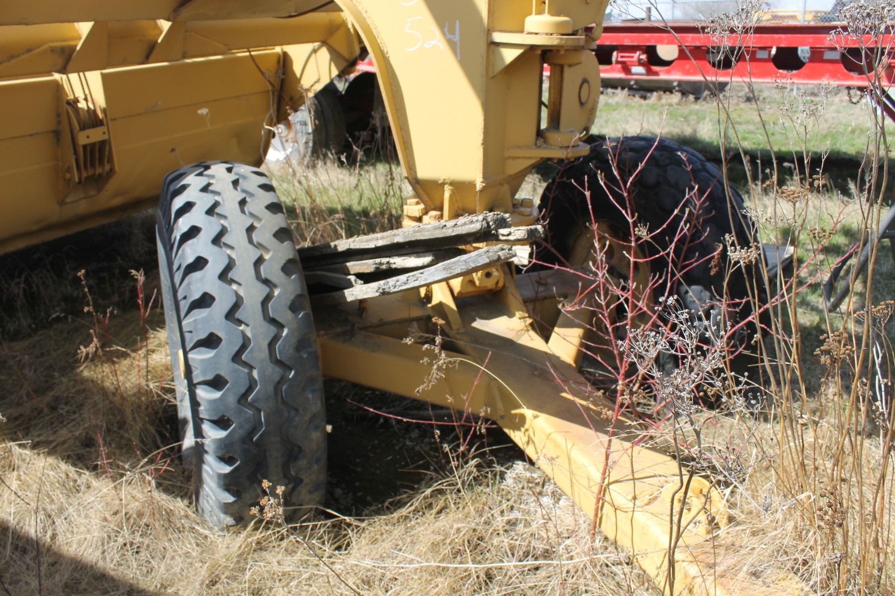 10' WIDE YELLOW CABLE SCRAPER