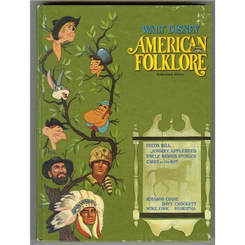 Walt Disney American Folklore (Whitman, 1956). Hardcove Walt Disney ...