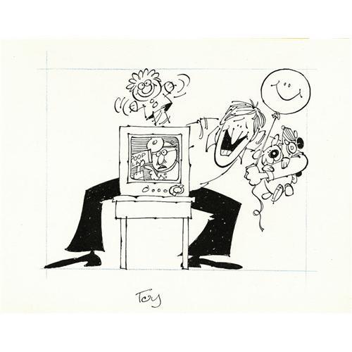 Paul Coker Jr. - Mad #181 Illustration Original Art, Gr Paul Coker Jr ...