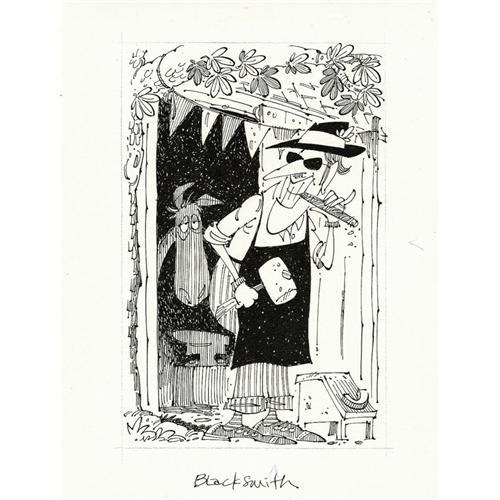 Paul Coker Jr. - Mad #181 Illustration Original Art, Gr Paul Coker Jr ...