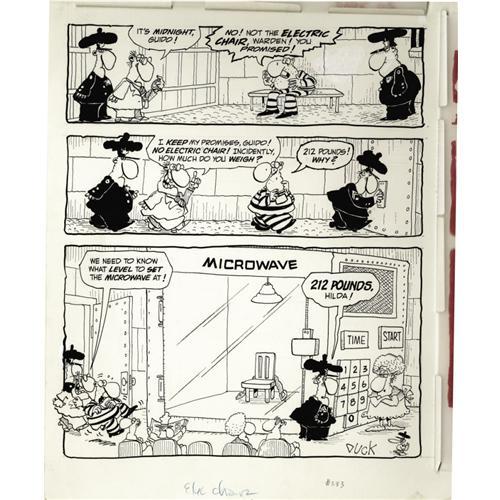 Don "Duck" Edwing - Mad #283 and 303 Page Original Art, Don "Duck ...