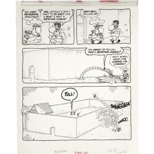 Don "Duck" Edwing - Mad #283 and 303 Page Original Art, Don "Duck ...