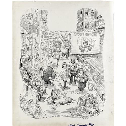 Al Jaffee - Mad Special #4 Page Original Art, Group of Al Jaffee - Mad ...