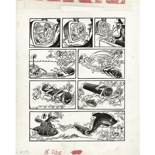 Antonio Prohias - Mad #253, "Spy vs Spy" Page Original Antonio Prohias ...