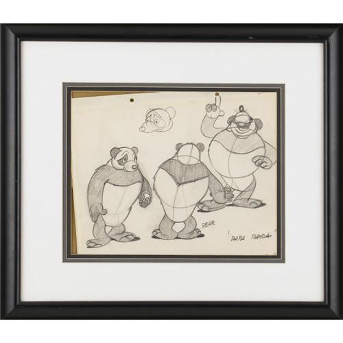 Papa Panda Model Sheet Original Art (Walter Lantz) Papa Panda Model ...