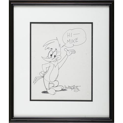 Walter Lantz Woody Woodpecker Sketch Original Art Walter Lantz - Woody ...