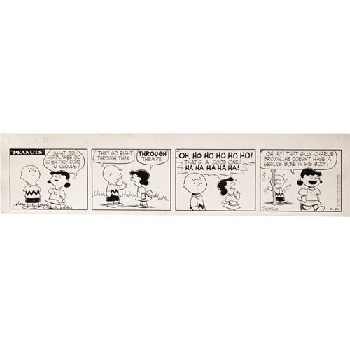 Charles Schulz - Peanuts Daily Comic Strip Original Art Charles Schulz ...
