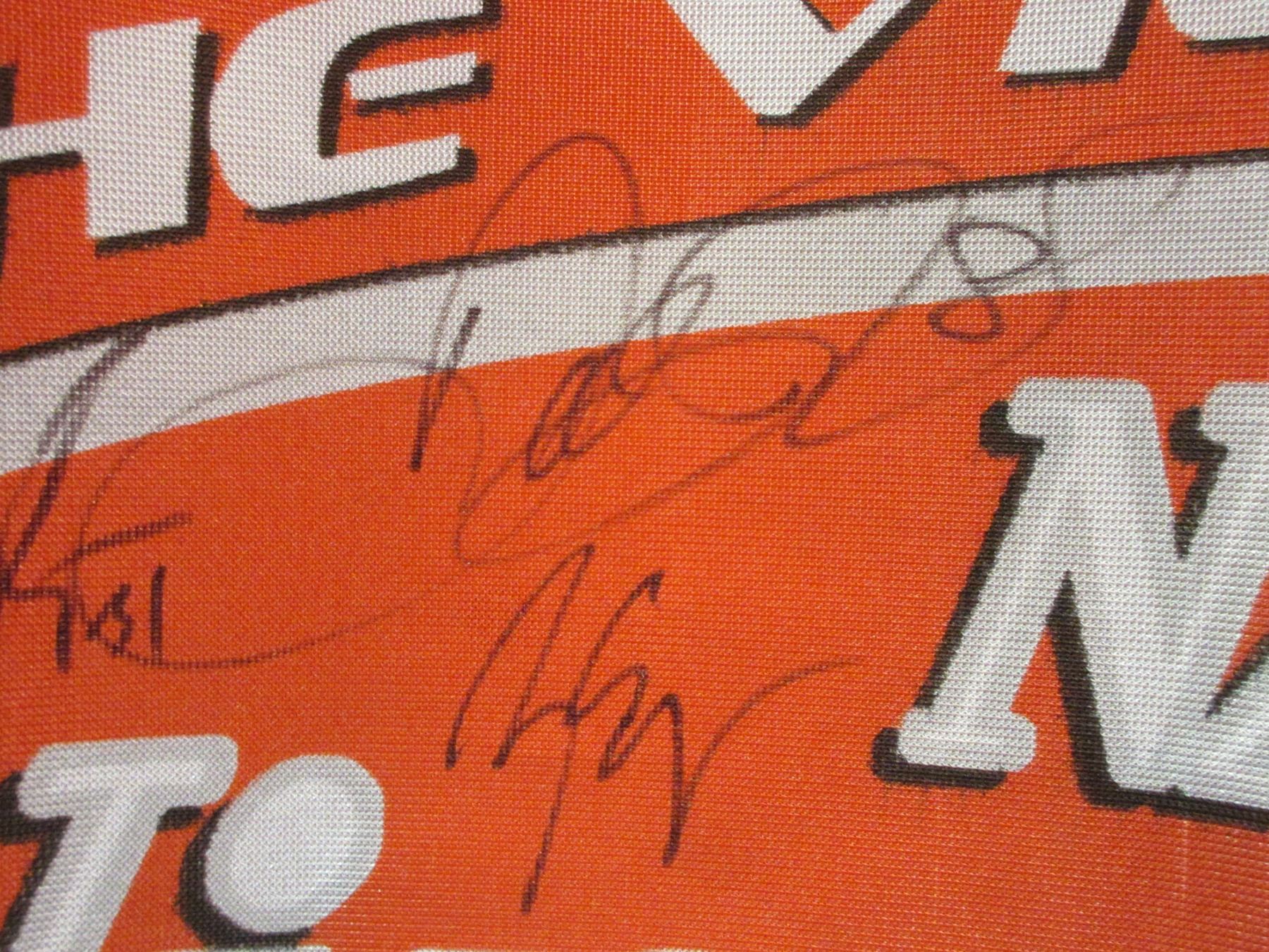 Signed Nascar Winston Cup Series Banner- 73 Signatures- 61" X 32 ...