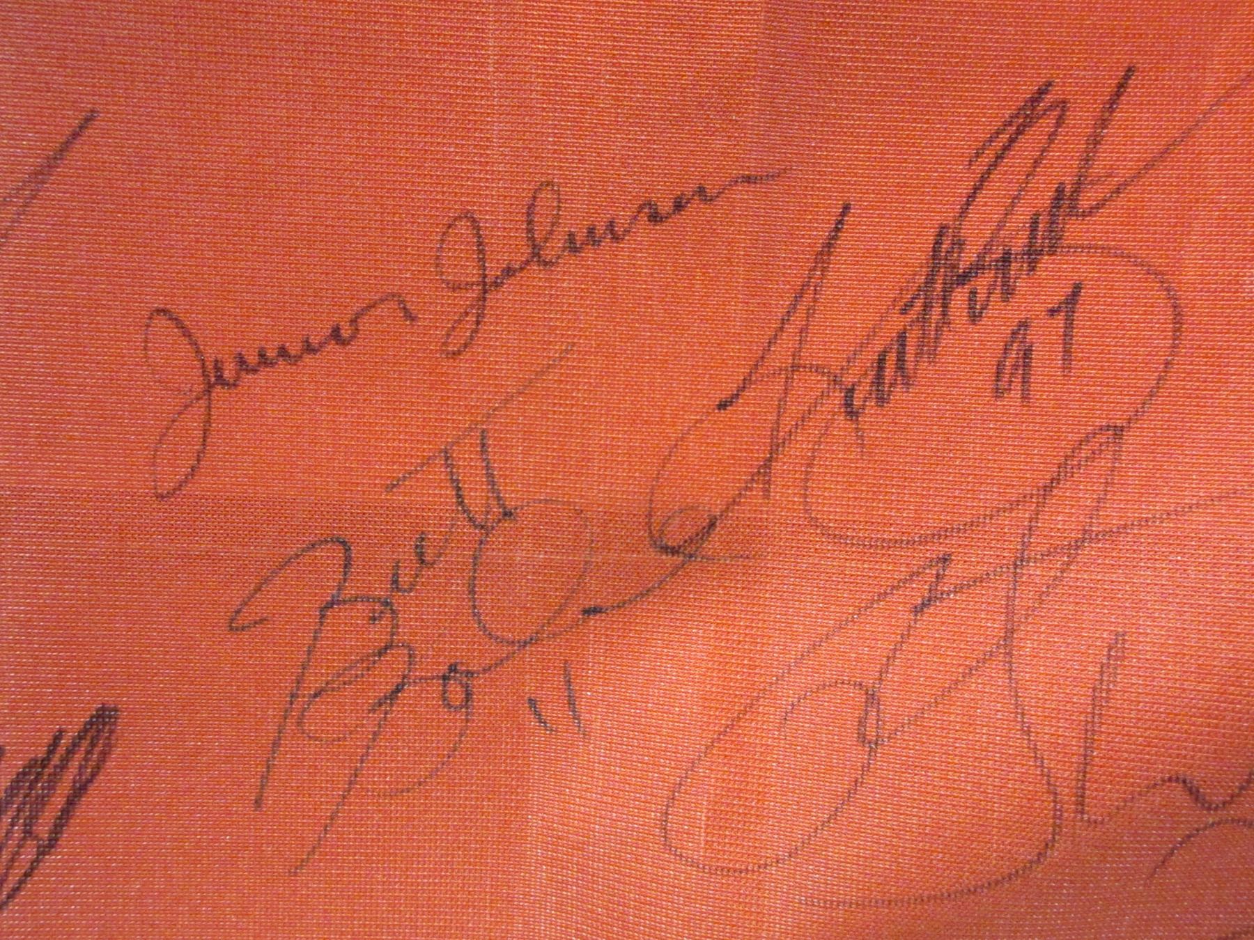 Signed Nascar Winston Cup Series Banner- 73 Signatures- 61" X 32 ...