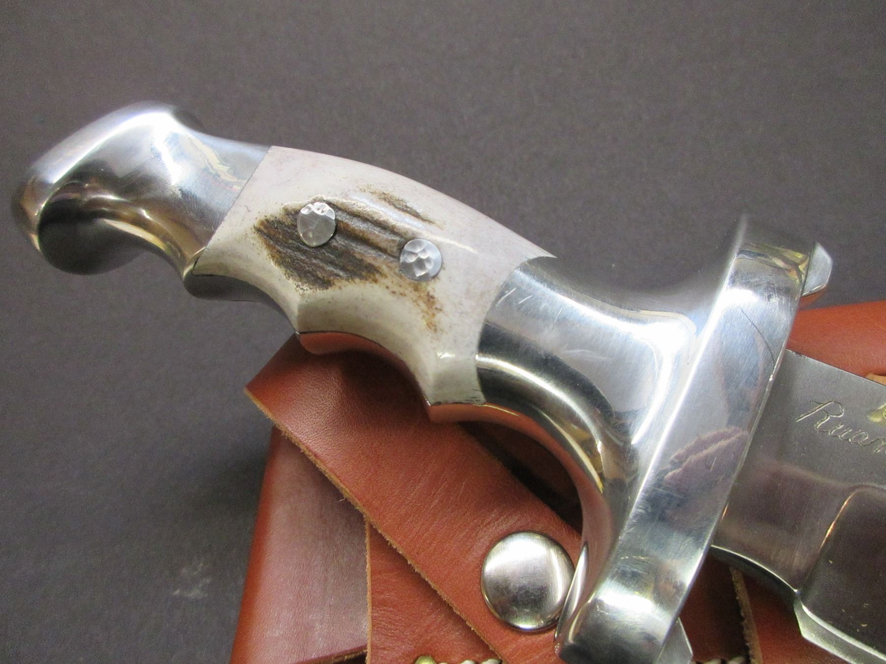 Signed Ruana and VN Hangas Bowie Knife- Brass Parry Strip- 9.5" Blade ...