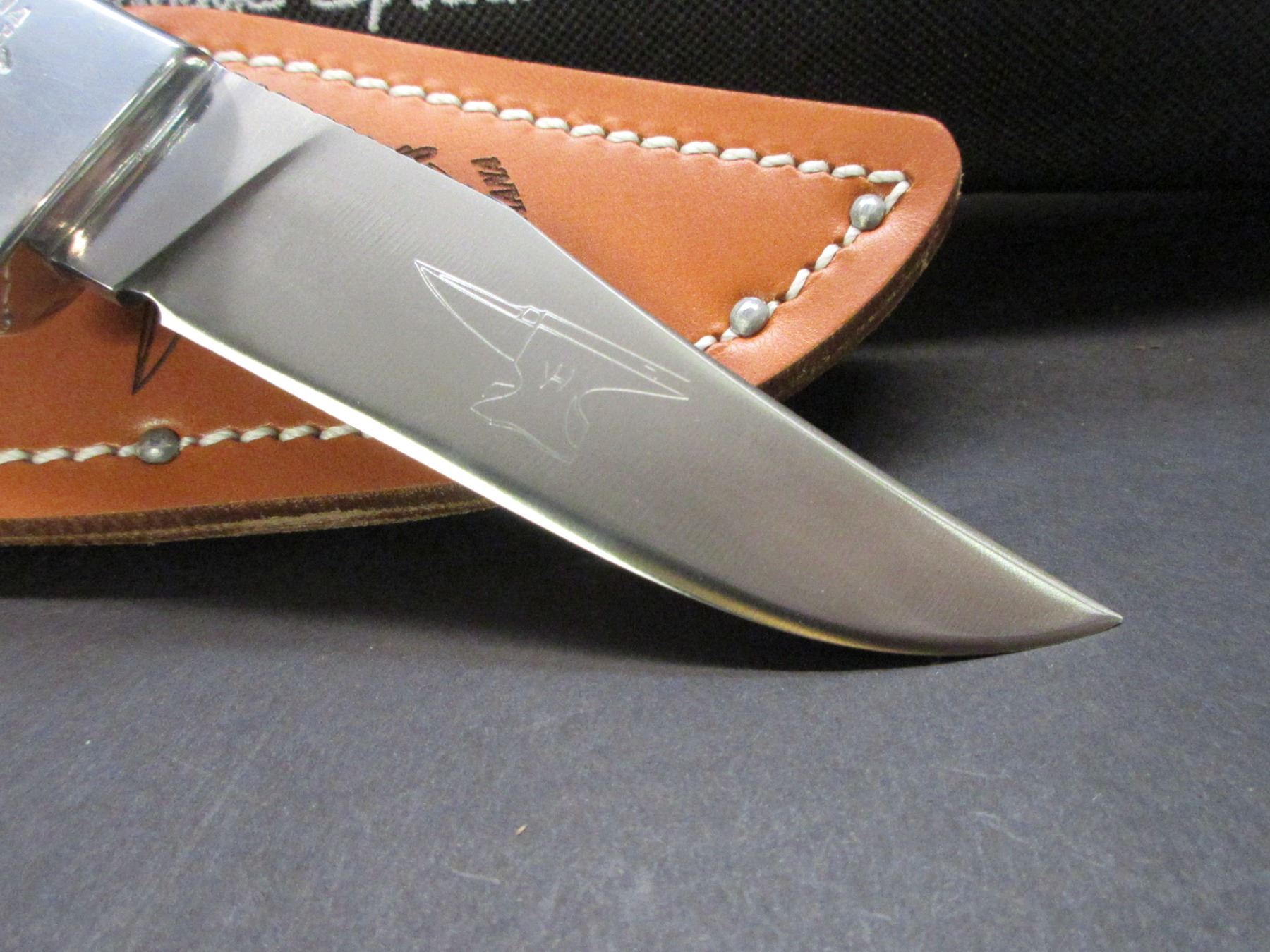 Marked Ruana Bonner Montana Knife- Anvil Stamp- VN Hangas Special ...