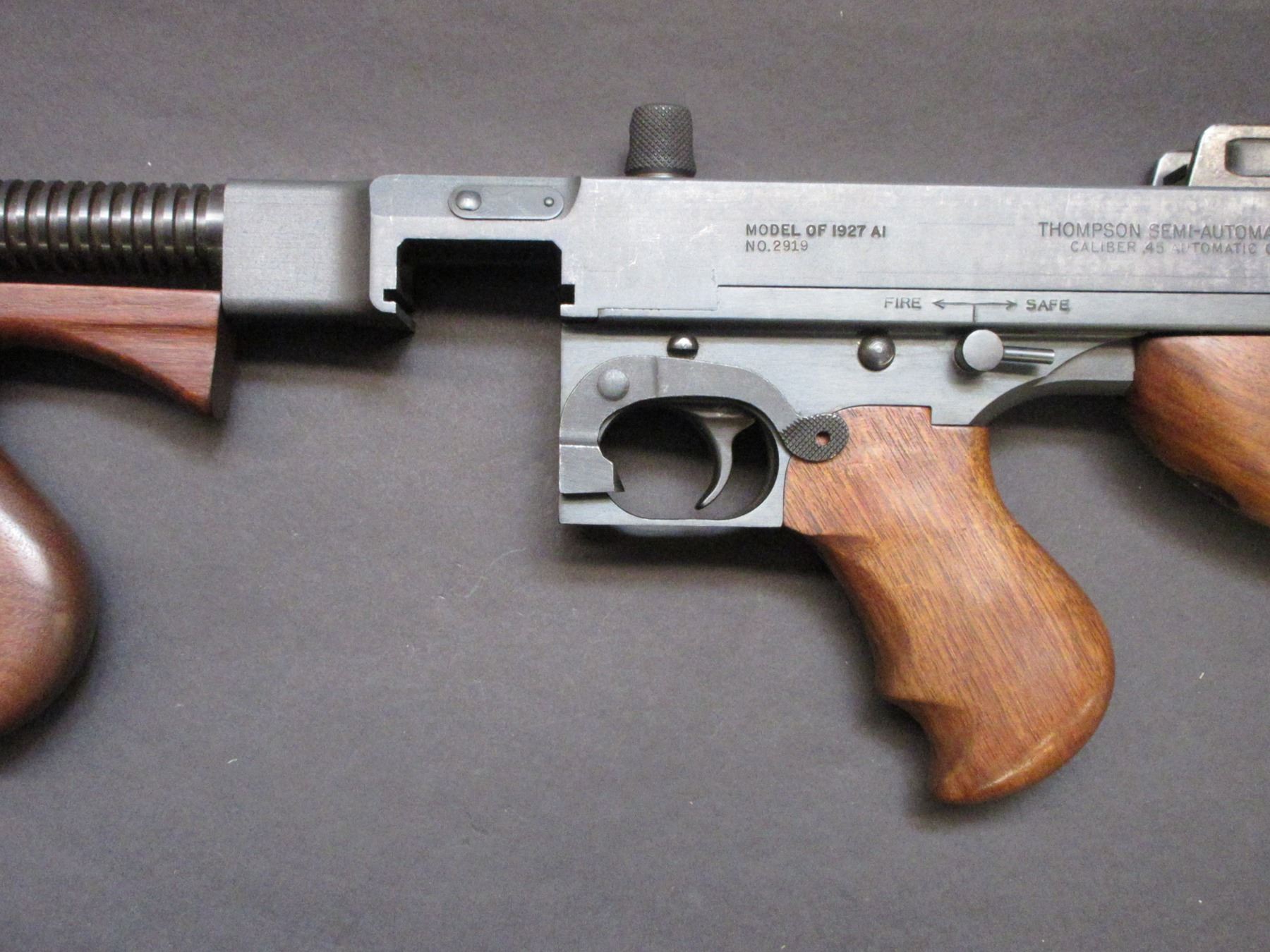 Thompson Model 1927 A1 Semi Automatic Carbine- .45 Automatic Cartridge ...