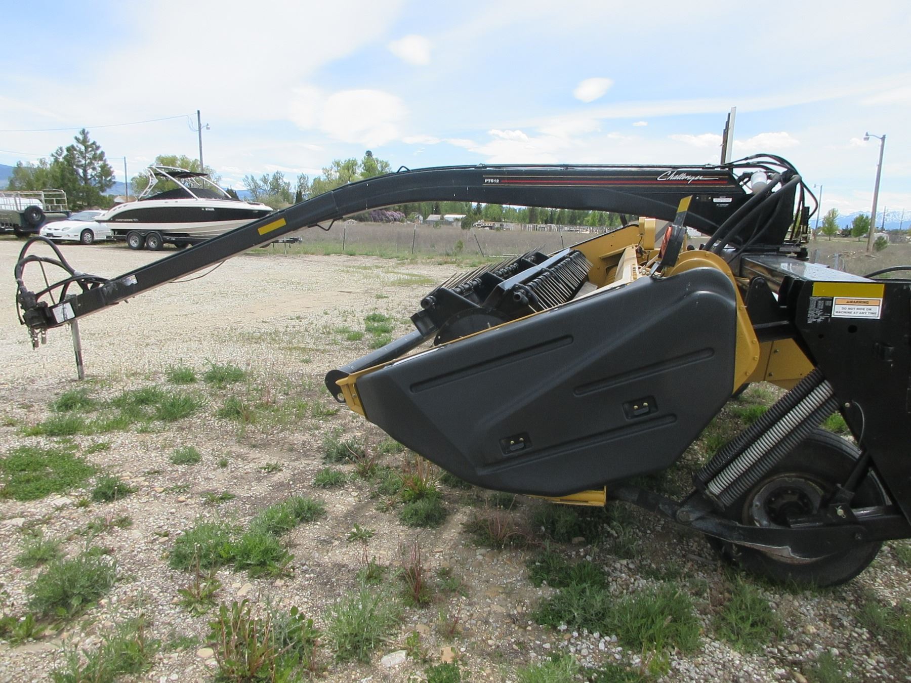 Cat Challenger Hydro Swing Swather- 12' Cut- All The Bells and Whistles ...