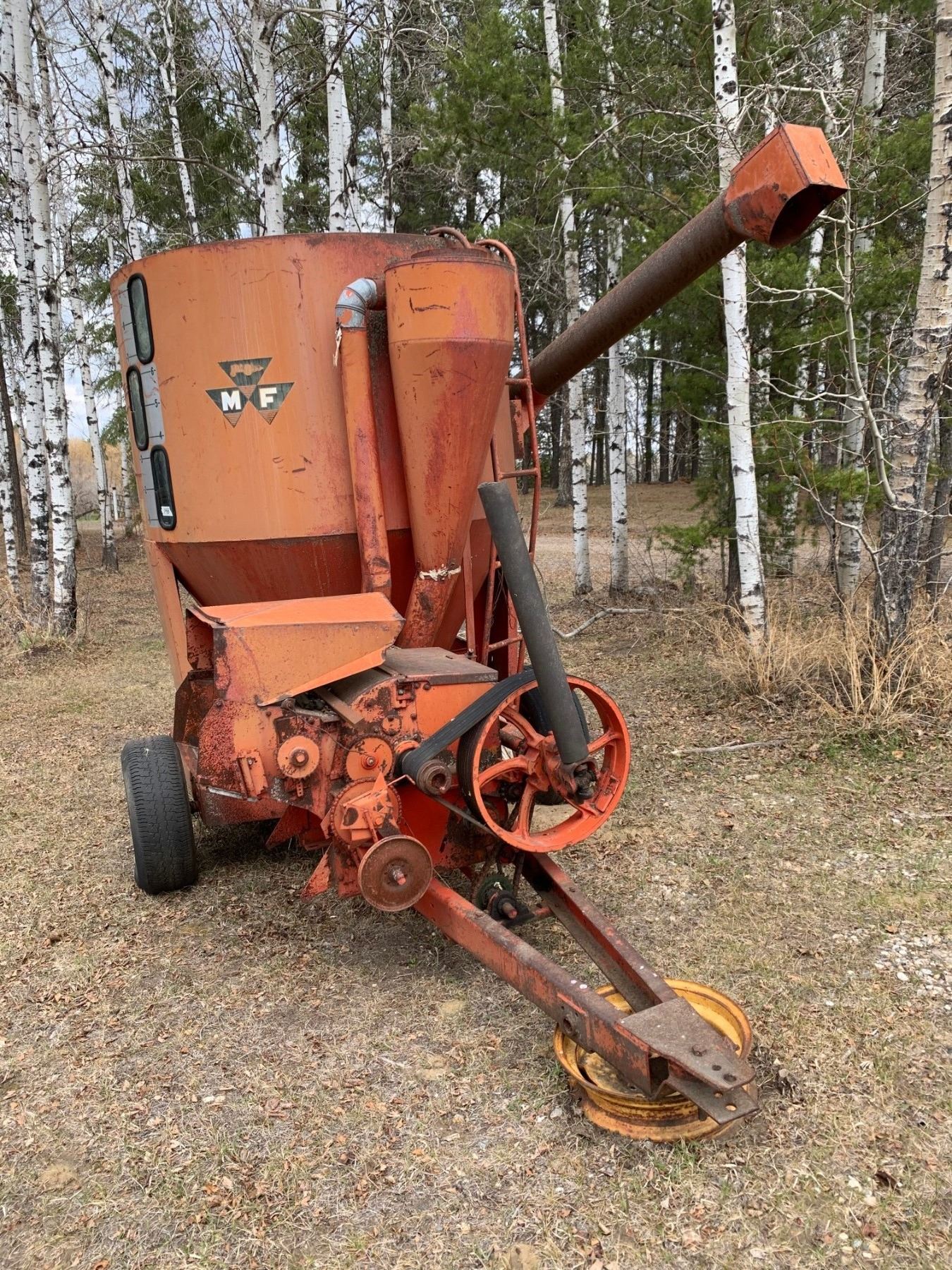 M.F. Mix Mill - 80 Bushel - Schmalz Auctions