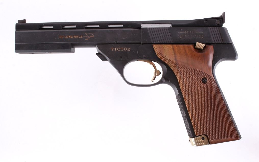 High Standard Model Victor .22 LR Target Pistol