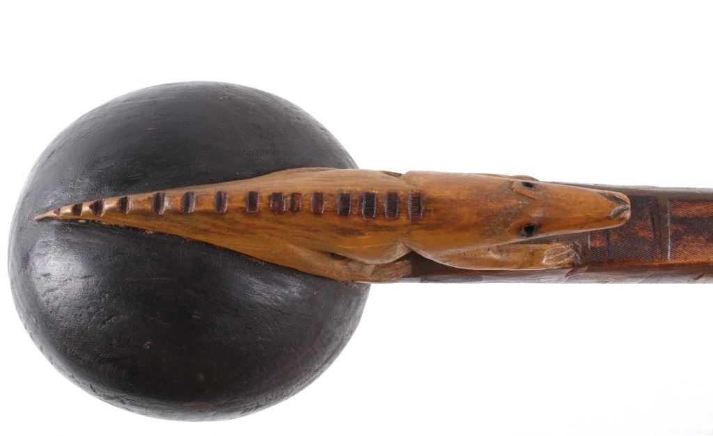 Chippewa Effigy Ball Head War Club c. 1870-1880
