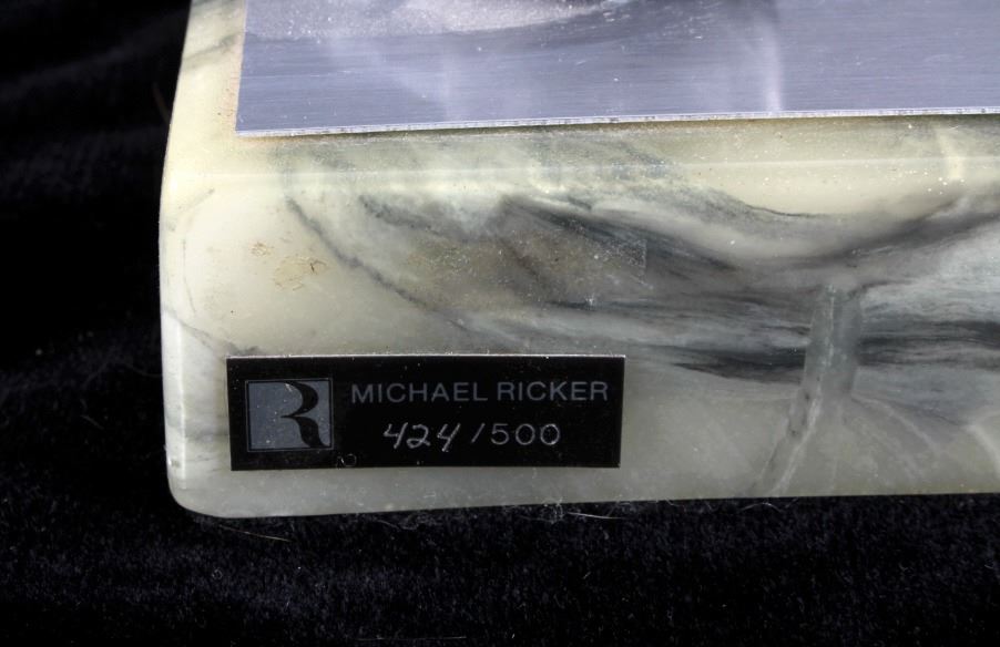 Michael Ricker Pewter Race Car & Driver Collection