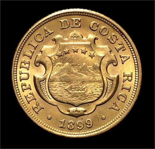 Costa Rica - Republic - 10 Colones 1899