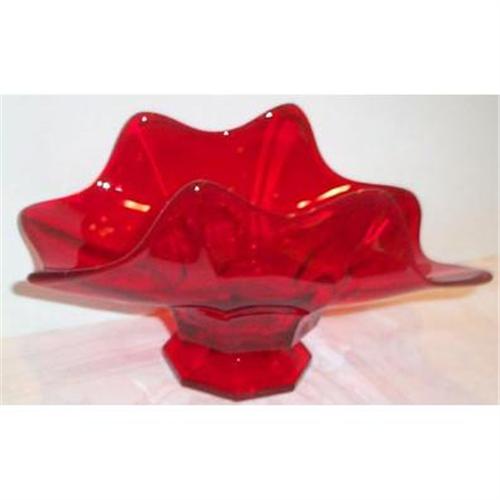 Red Fostoria Footed Bowl #904965