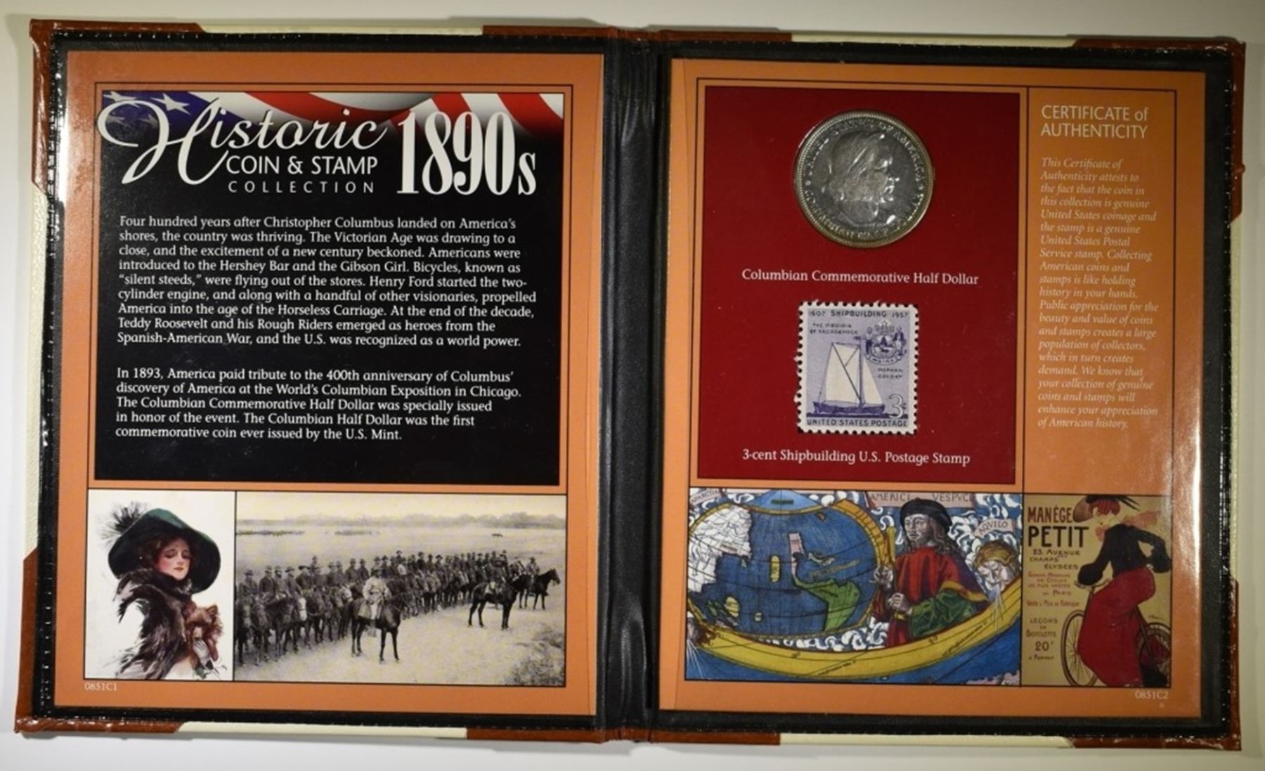 100 YEARS US MINT SILVER COINS & 1893 COLUMBIA SET