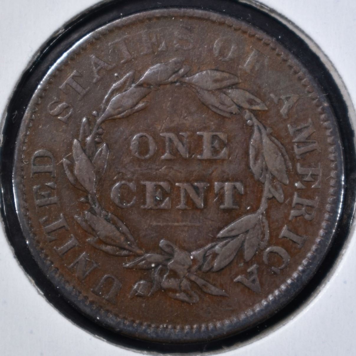 1836 LARGE CENT VG