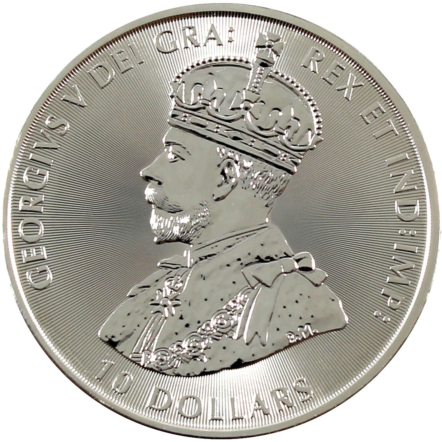 1920-2020 Canada $10 RCMP 2oz Fine Silver Coin (Tax Exempt)