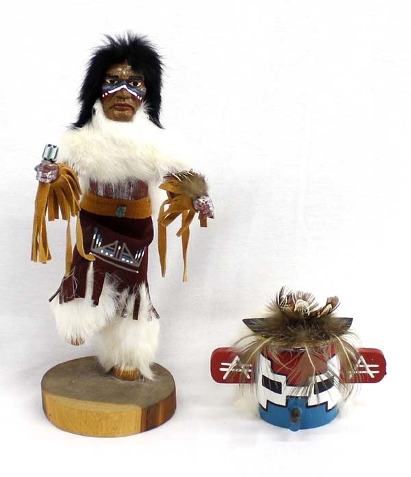 Navajo Snow Kachina by Kimberly Yazzie