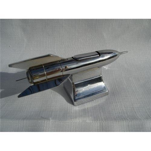 Art Deco Rocket Ship Table Lighter #918287