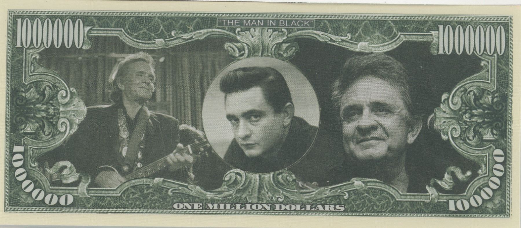 US MILLION DOLLAR BILLS FT. JOHN WAYNE AND JOHNNY CASH