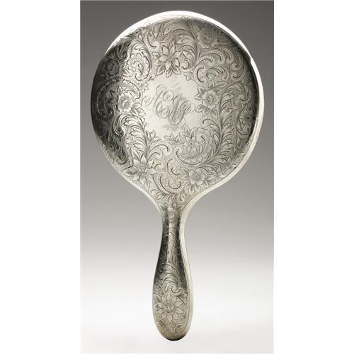 Wilcox Silver Co. Sterling Hand Mirror and Brush An American Silver ...