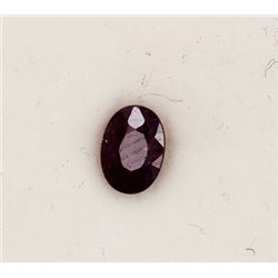 0.79ct Oval Shape Burma Ruby Dimension 6.4x4.5x3