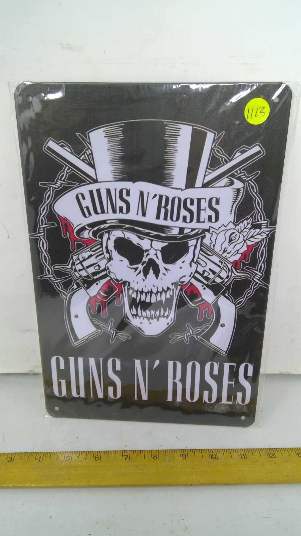 12"x8" Tin Reproduction Sign - Guns n' Roses