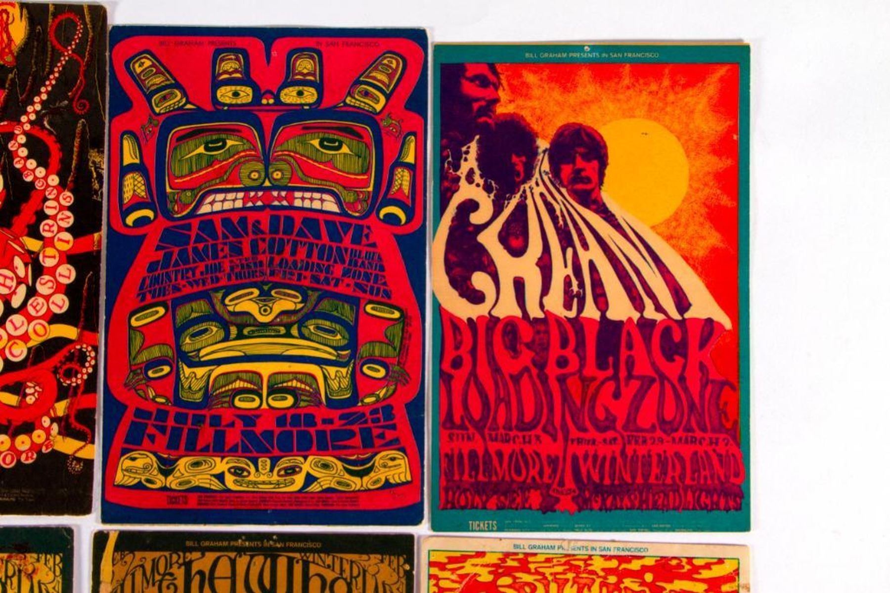 Bill Graham production handbills.